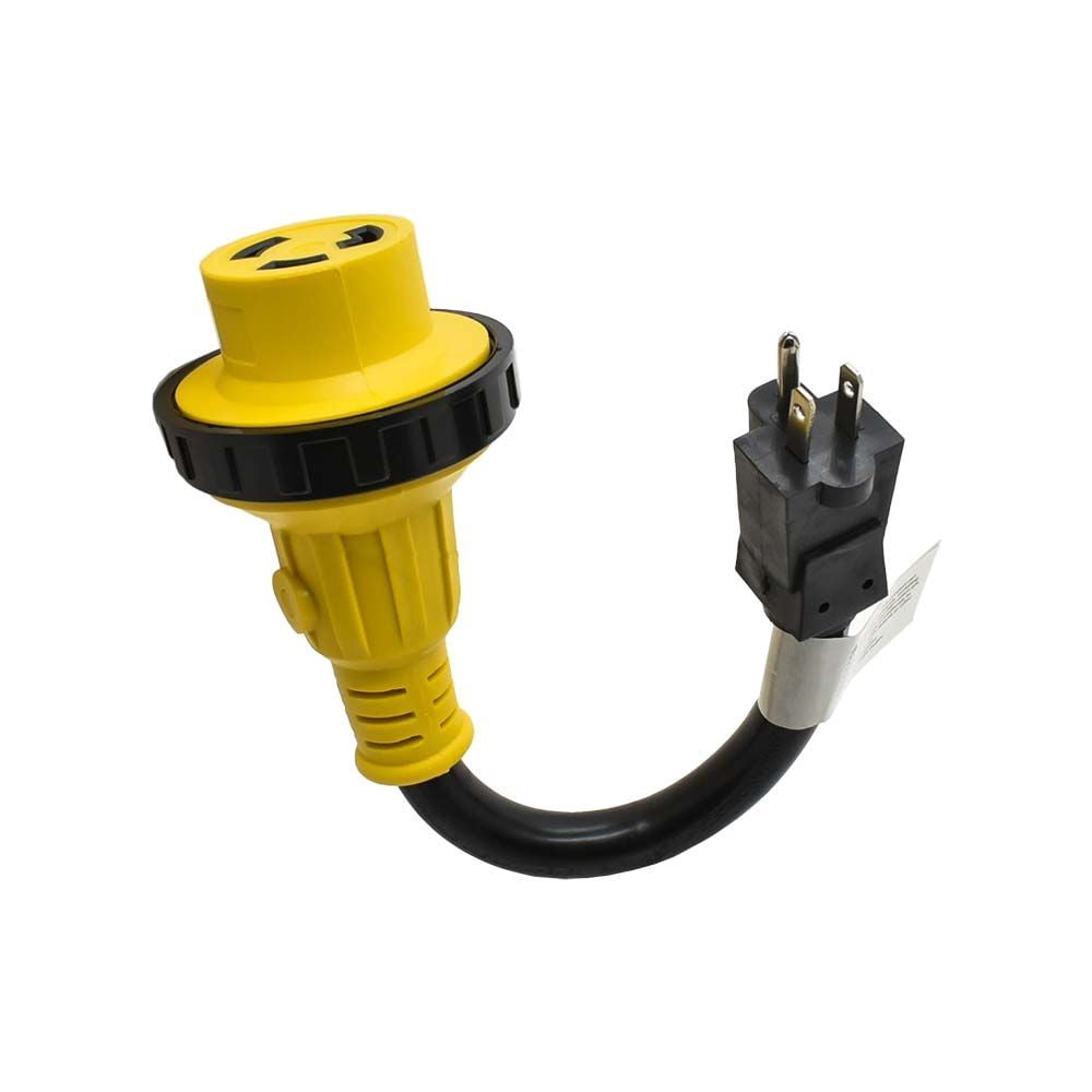 Superior Electric RVA1507L RV Power Cord Adapter 15 Amp Male 5-15P to ...