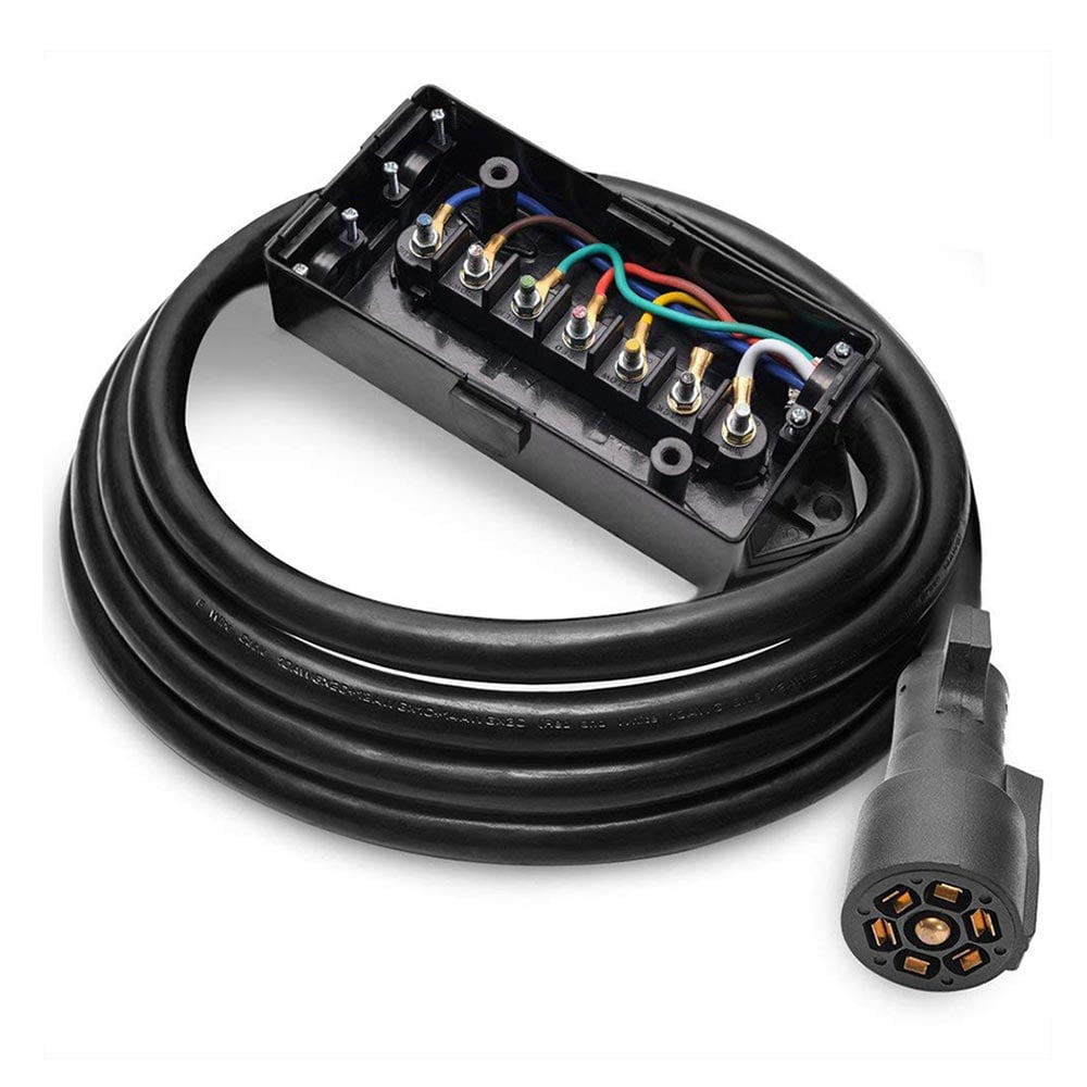 Superior Electric RVA1565 7-Way Trailer RV Truck Cord & Plug with 7 ...