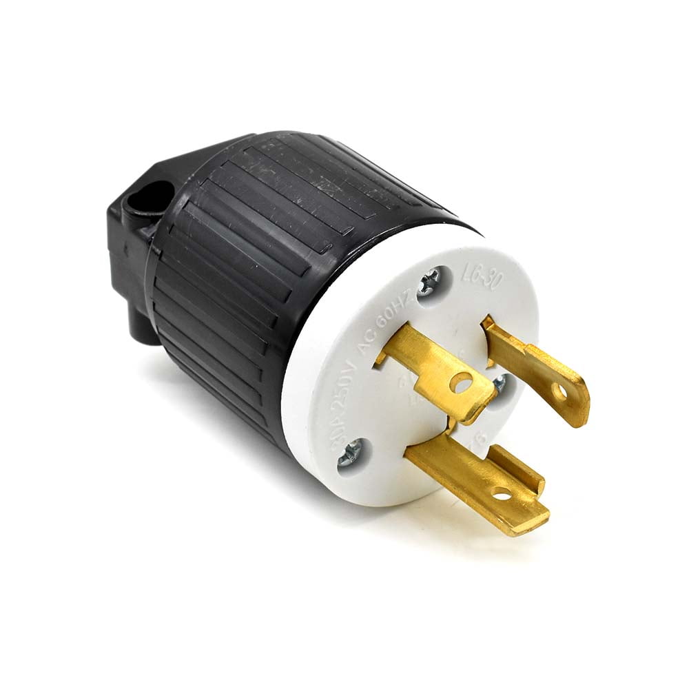 Superior Electric YGA017 Twist Lock Electrical Plug 3 Wire, 30 Amps ...