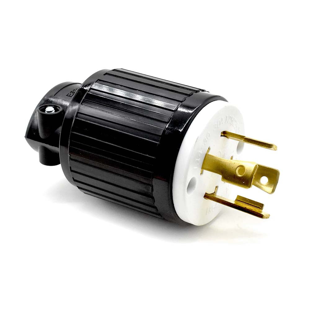 Superior Electric YGA025 Twist Lock Electrical Plug 4 Wire, 30 Amps ...
