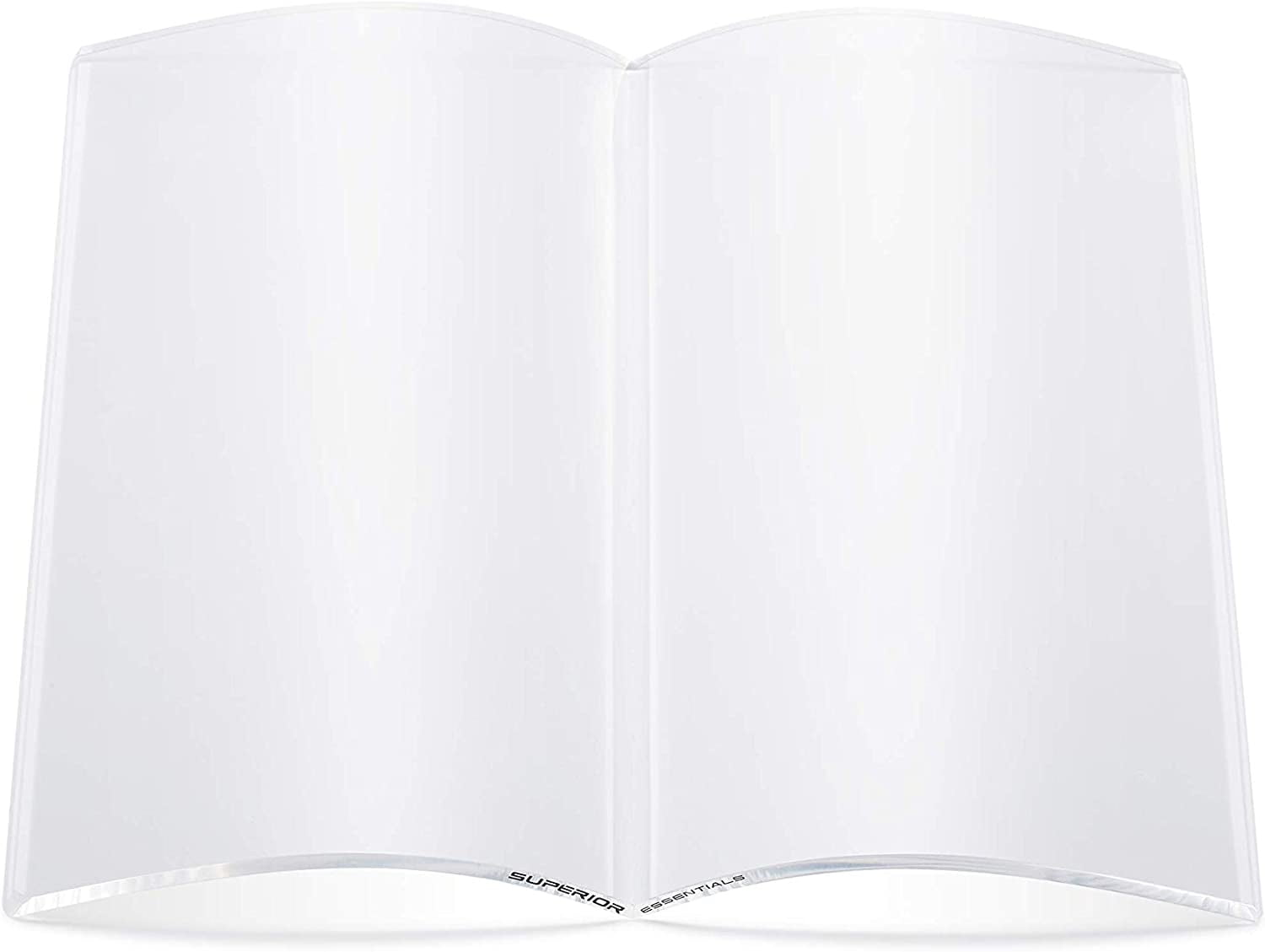Superior Essentials Clear Transparent Bookweight-Bookcover Protector ...