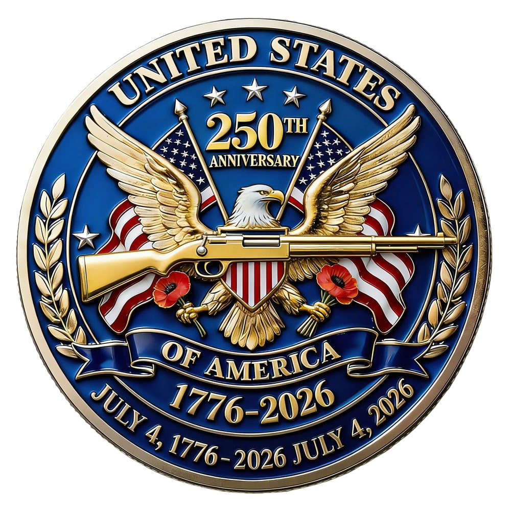 Superior-Grade 250 Years of Greatness Commemorative Coin - Durable ...