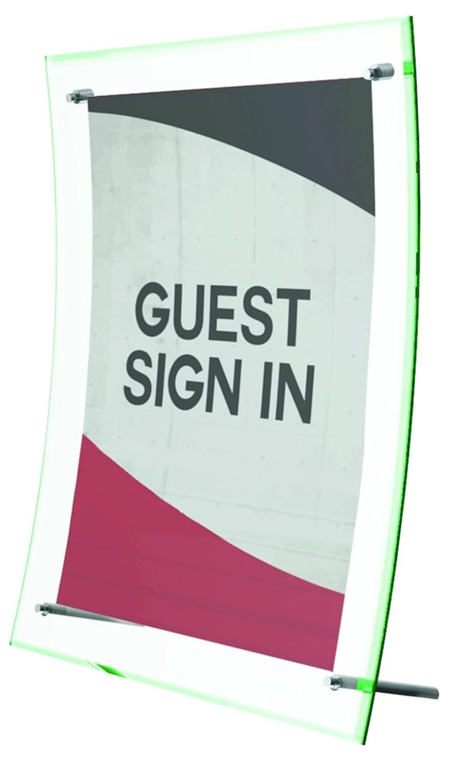 Superior Image Curved Sign Holder, 8.5 x 11 Inches (799783) - Walmart.com