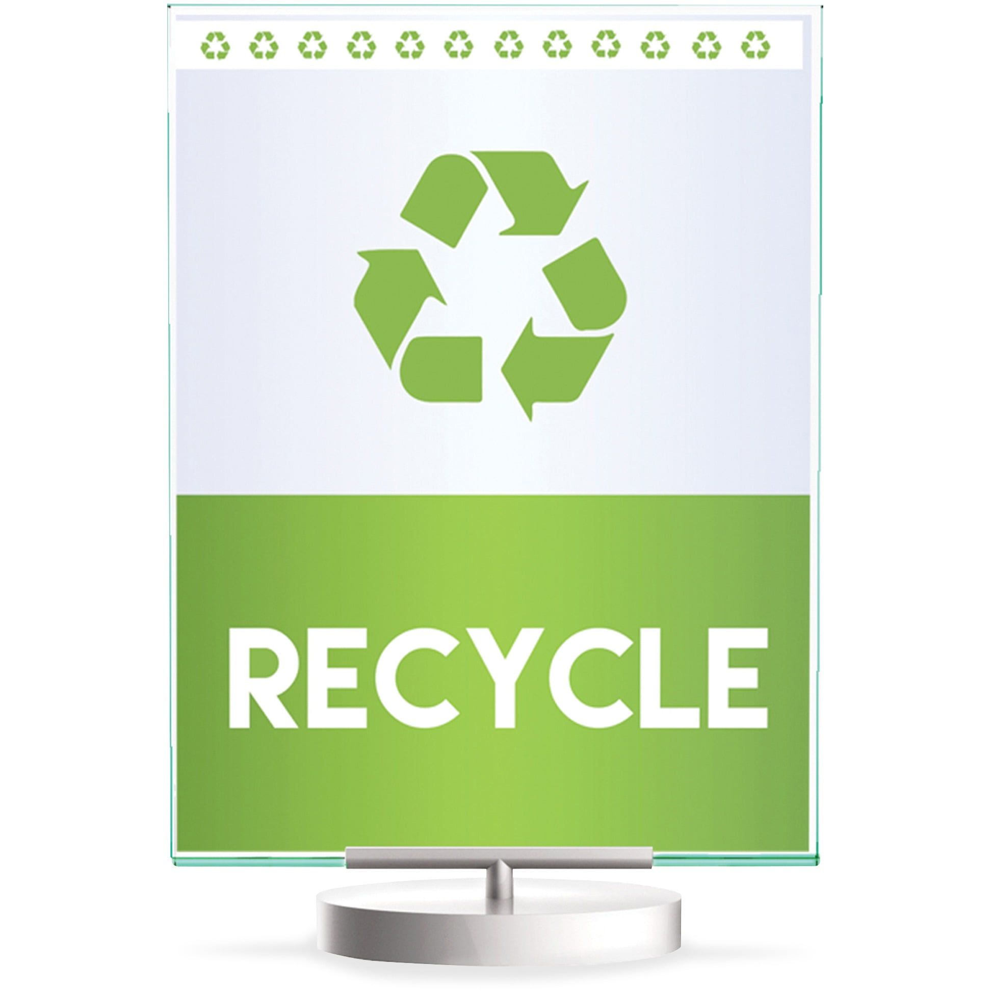 Superior Image Swivel Sign Holder W/green Edge, 8 1/2 X 11 Insert ...