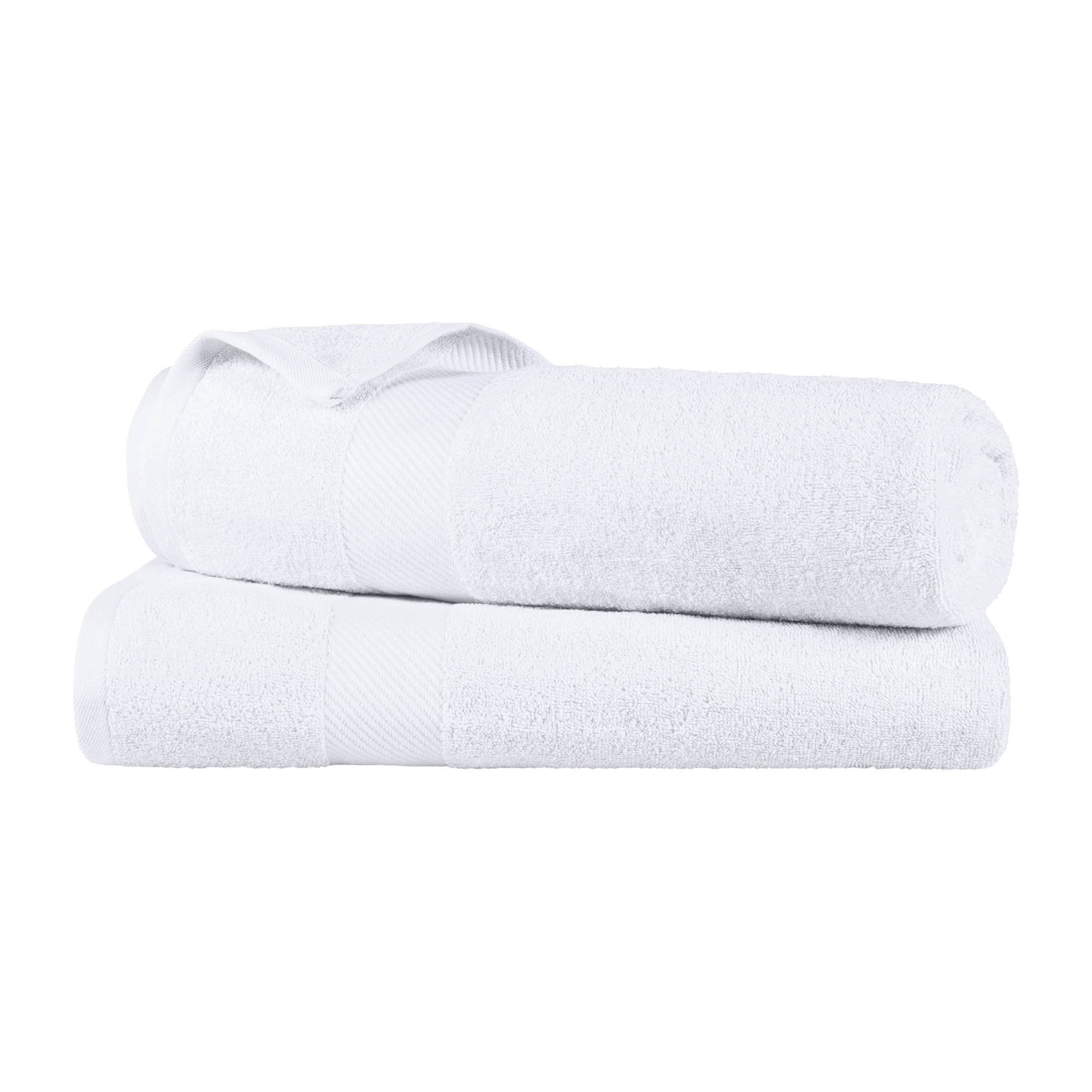 Superior Kendell Egyptian Cotton Bath Sheets, Set of 2, White - Walmart.com