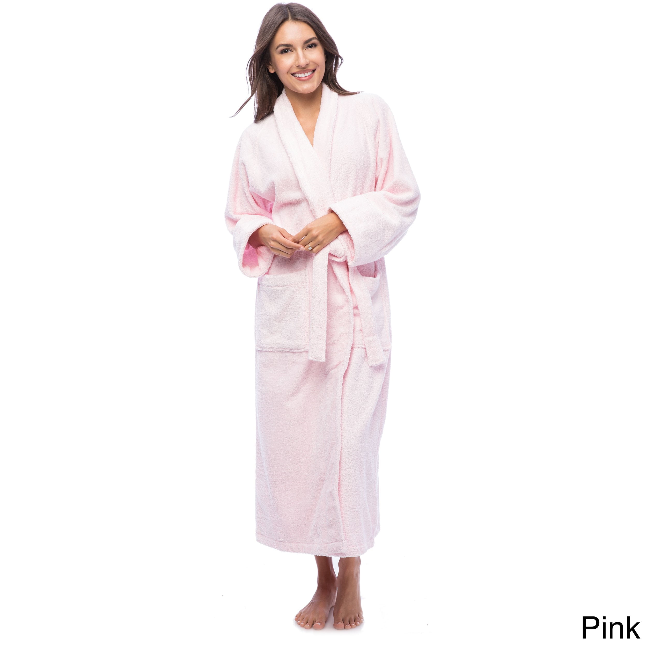Superior Luxurious 100-percent Combed Cotton Unisex Terry Bath Robe ...