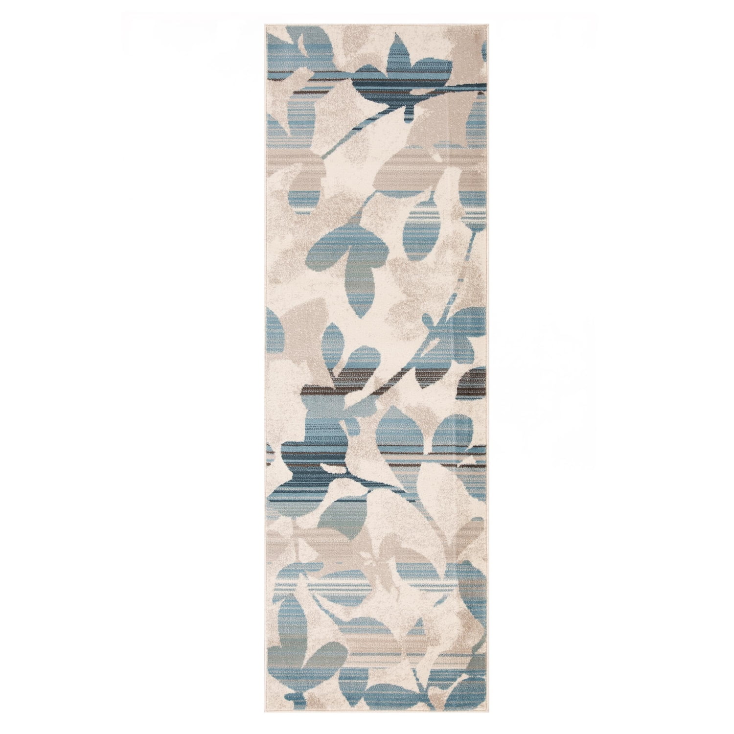 Superior Mahonia Leaf and Vine Indoor Runner Rug - Walmart.com