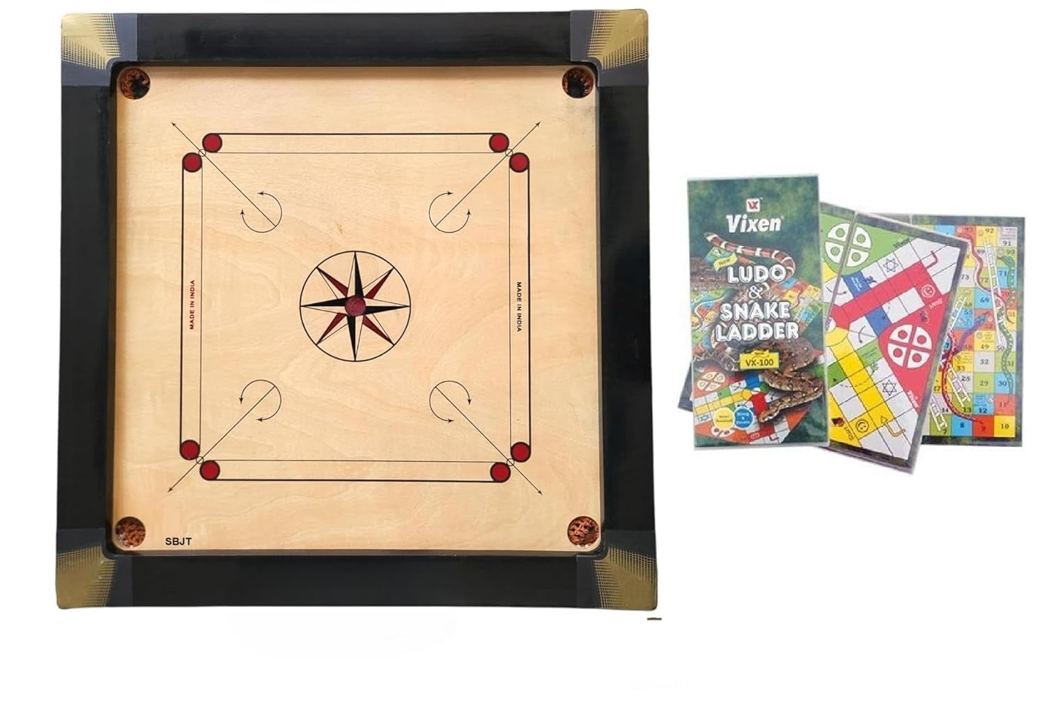 Superior Matte Finish Practice Carrom Board For Serious Professional ...