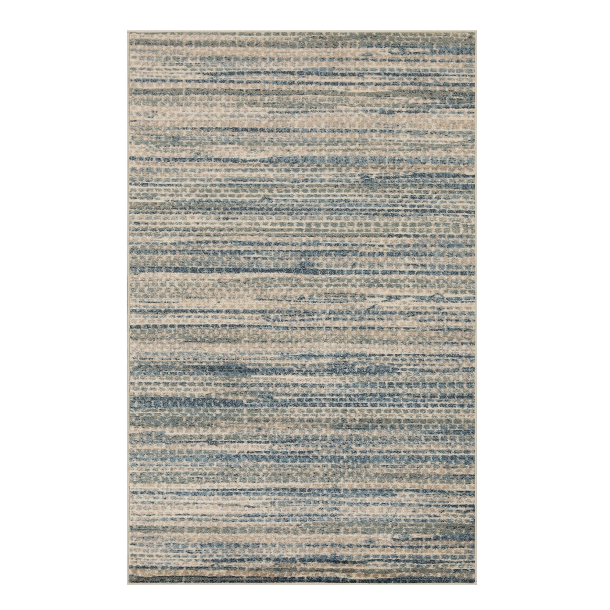 SAFAVIEH Montauk Darion Striped Cotton Area Rug, Blue/Multi, 5' x 8 ...