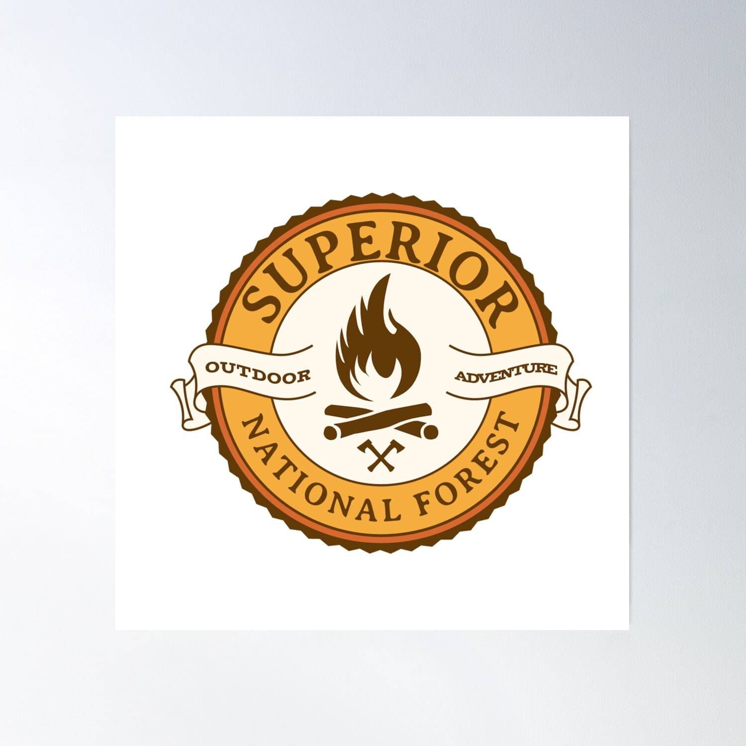 Superior National Forest Minnesota Poster Wall Art, Modern Wall Decor ...