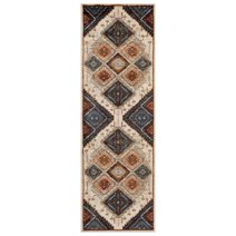 Well Woven Belli Blue Modern Geometric Geometric Dots Boxes (2'7" x 9 ...