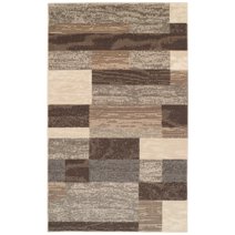 Mainstays Geometric Warm Blocks Multicolor Indoor Area Rug, 1'8" x 2'10 ...
