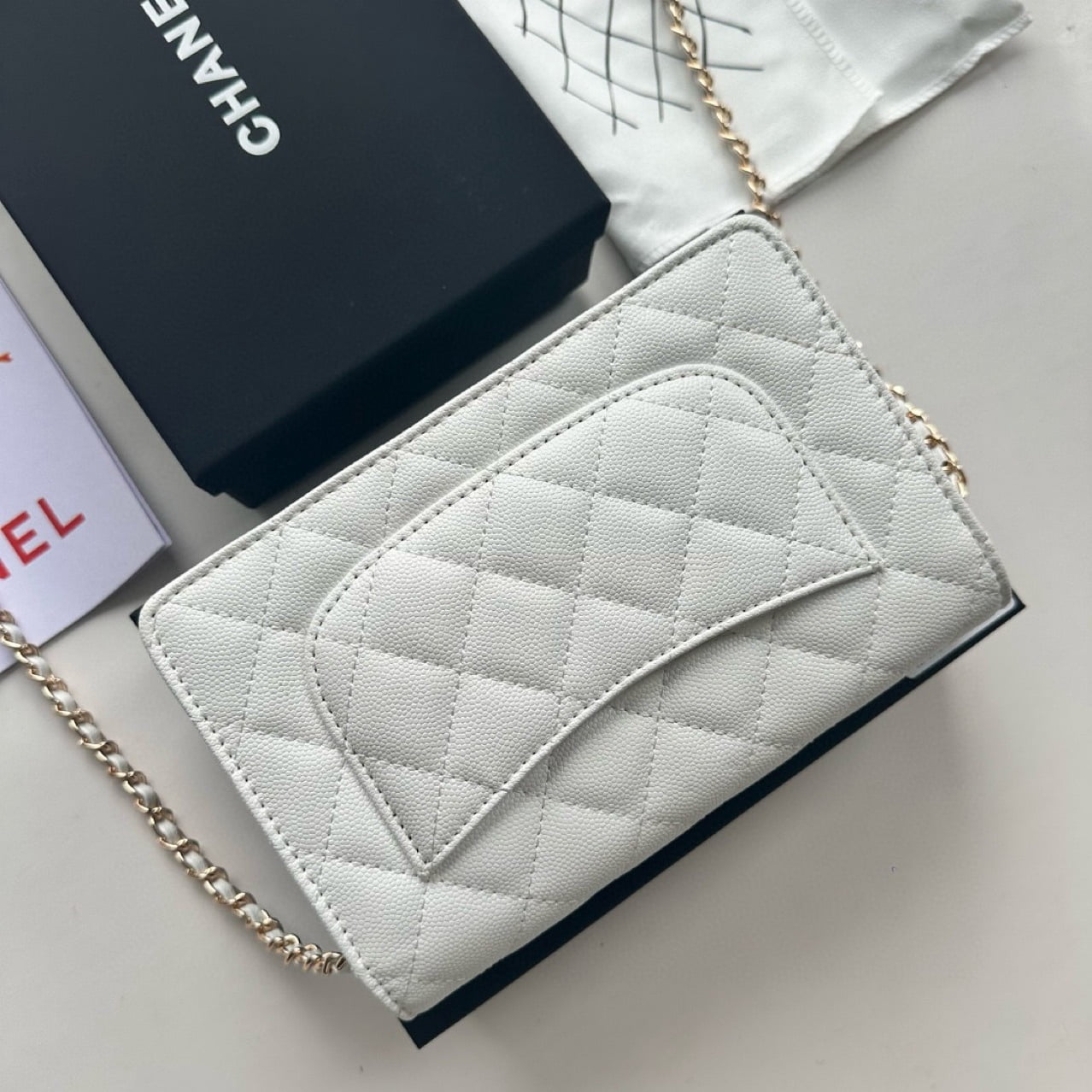 Superior Sense Small Fragrance Chain Crossbody Bag, Woc Rich Bag ...