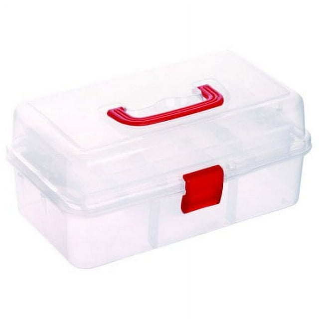 Superior Clear Plastic Sewing Box with Storage Organizer - Walmart.com