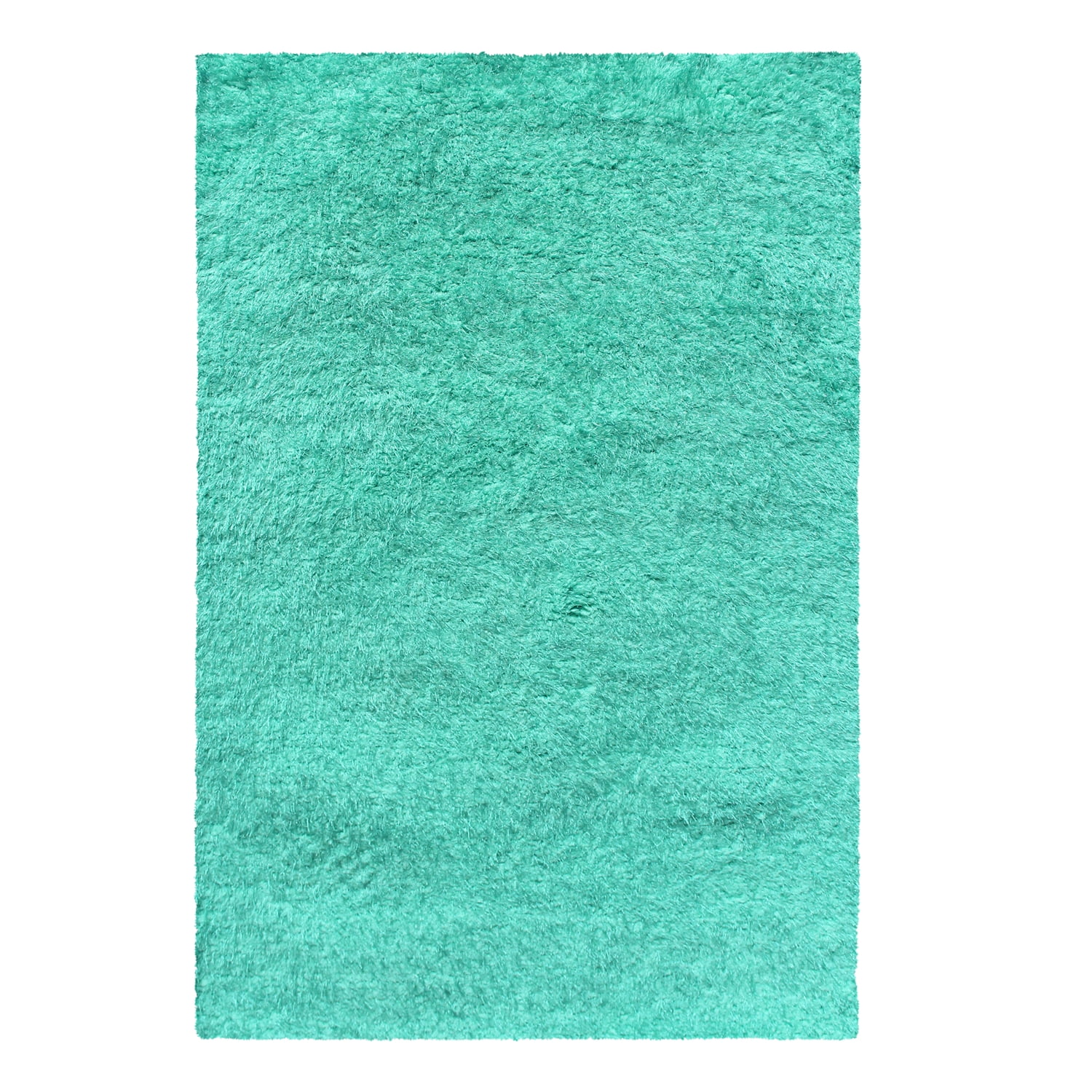 Superior Shag Boho Plush Indoor Area Rug, Ocean Blue, 8' x 10 ...
