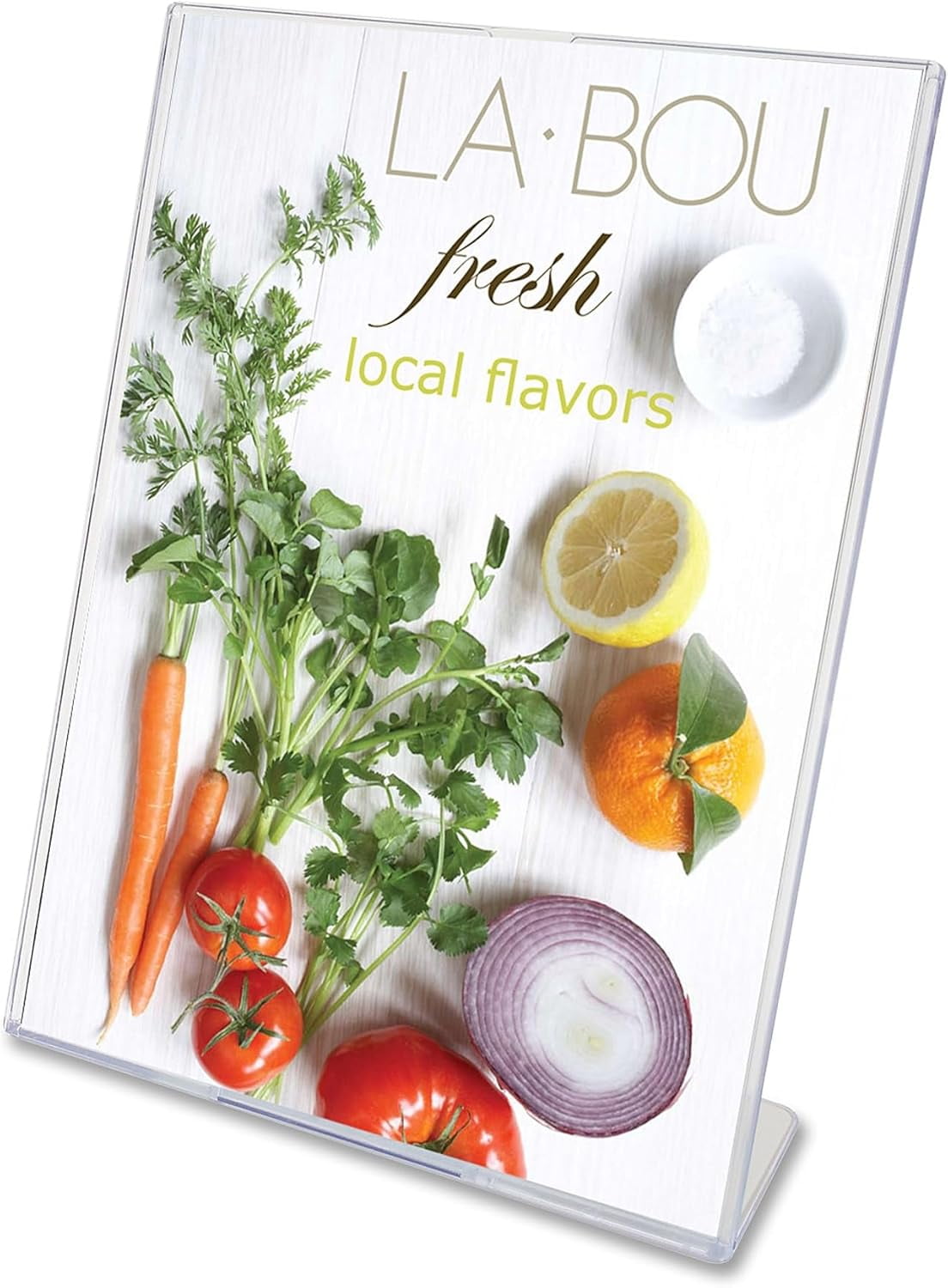 Superior Slanted Sign Holder, Portrait, 5 X 7 Insert, Clear - Walmart.com