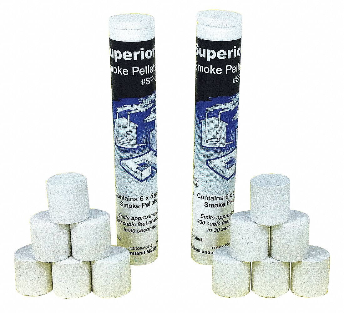 Superior Smoke Pellets, 200 cu. ft, Clean Nontoxic Smoke, Leak ...