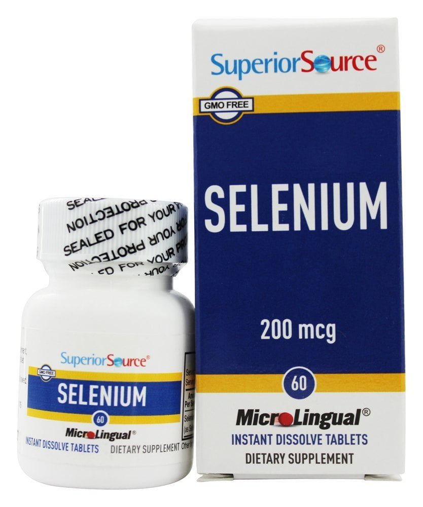 Superior Source Selenium 200 mcg, Instant Dissolve Dietary Supplement ...