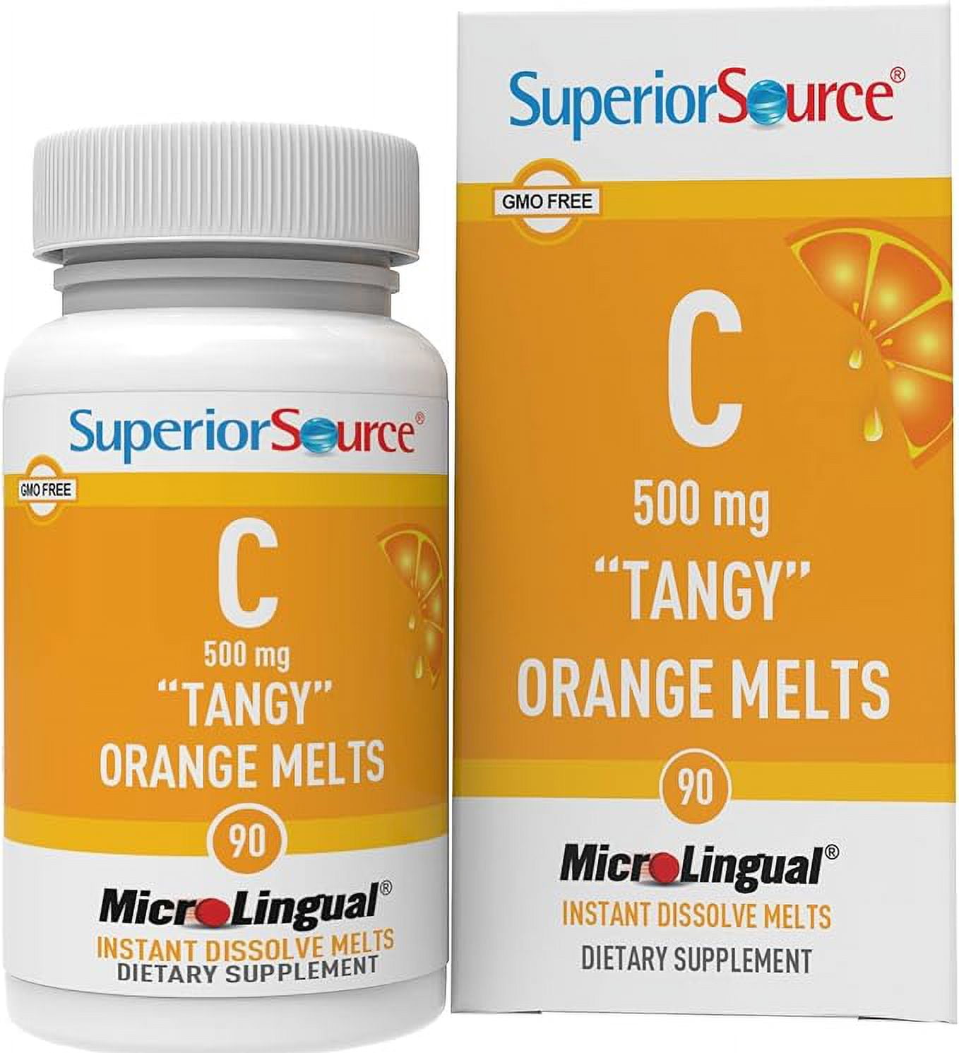 Superior Source Vitamin C 500 mg Sublingual Tablets - Buffered VIT C ...