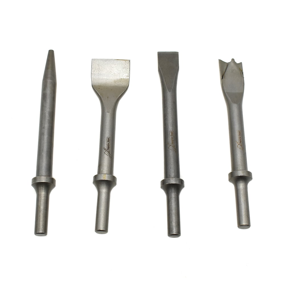 Superior Steel SC774C Round Shank Collar Hand Air Tool Chisel 4 Pieces ...