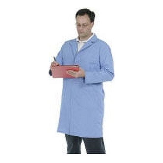 Superior Surgical 473-M Unisex Microstatic Esd Lab Coat Blue, M ...