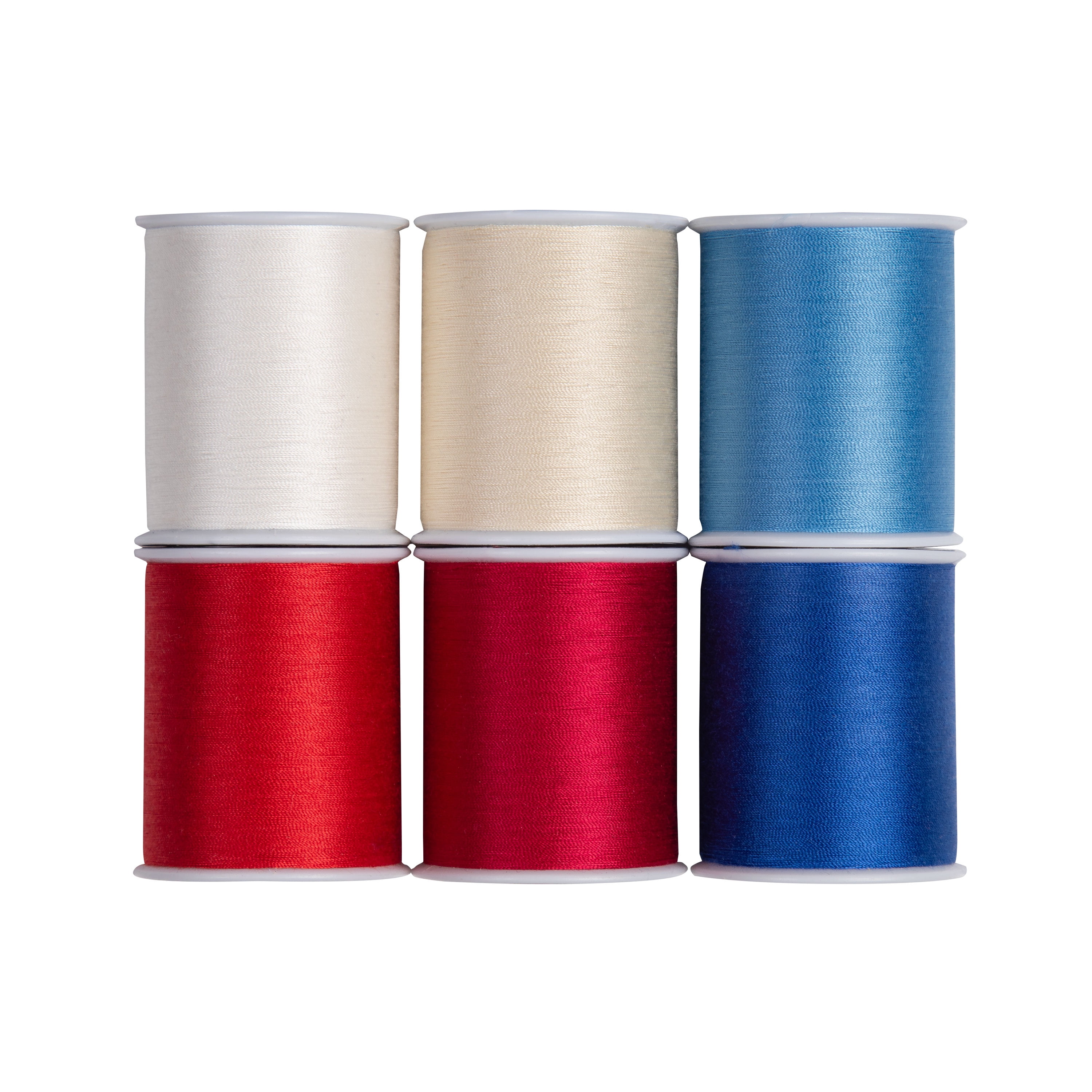 Superior Threads Sew Complete Polyester Sewing Quilting Thread 300 Yard Spool 6-Pack (Red, White ...