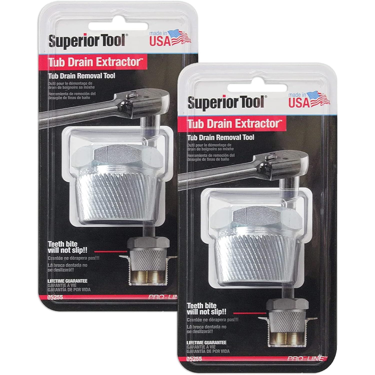 Superior Tool 05255 1.5" Tub Drain Extractor-Removes One and a Half ...