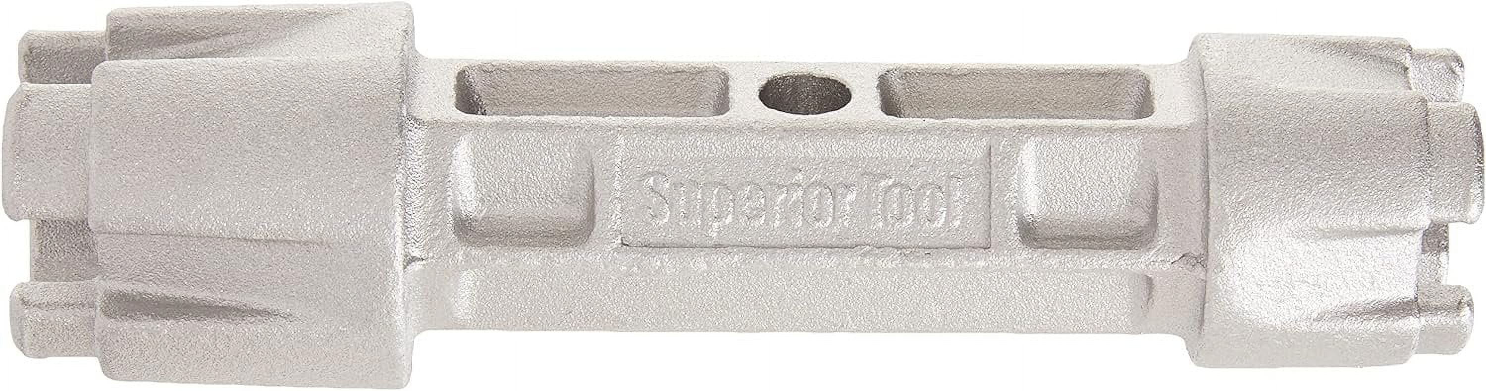 Superior Tool Tub Drain Wrench Dual Ended - Fits 3/8 or 1/2 Inch ...