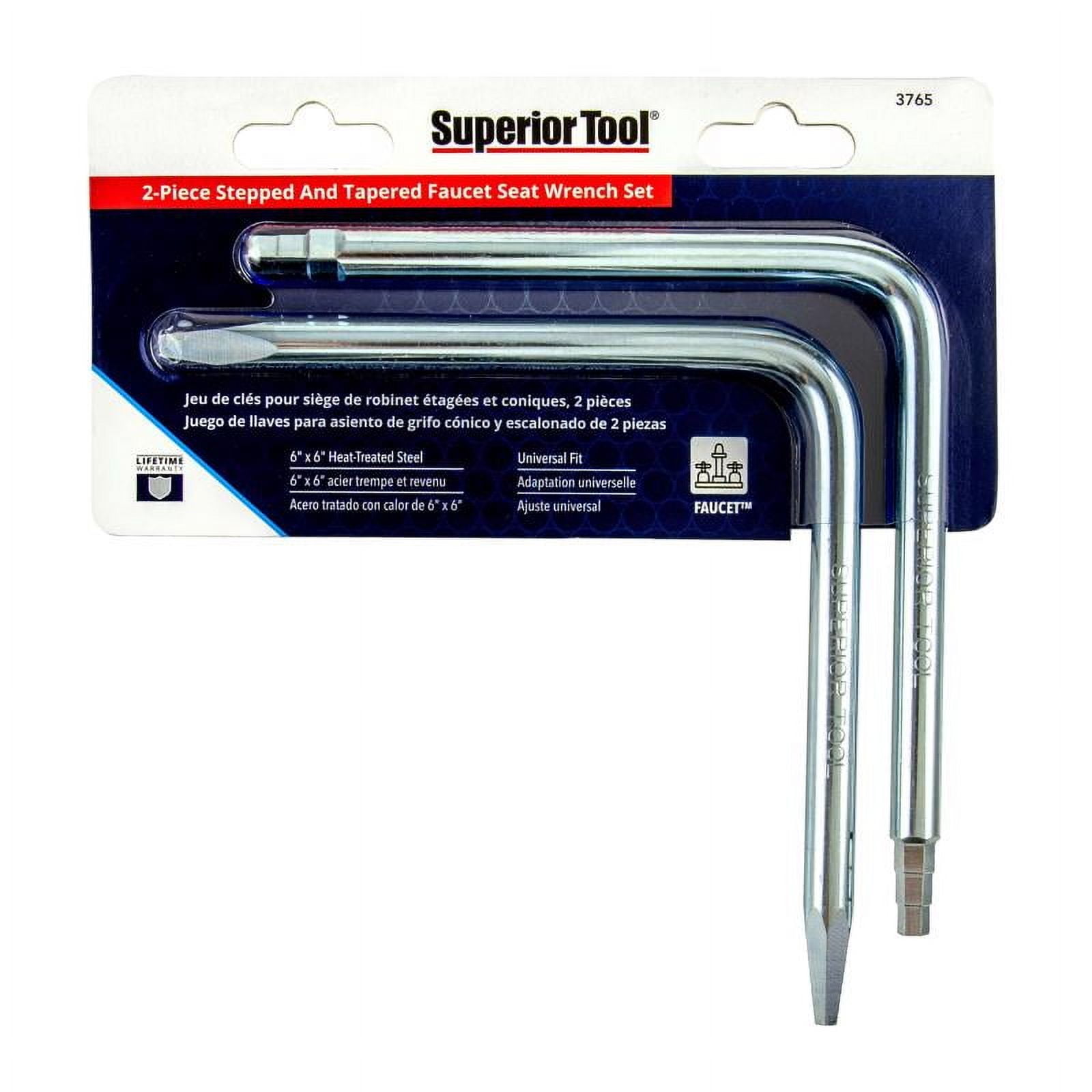Superior Tool 249825 6 x 6 in. Seat Wrench Set, 2 Piece - Walmart.com