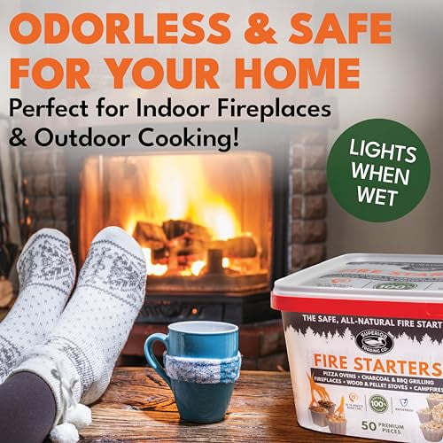 Superior Trading Fire Starter Pods in Plastic Bucket - Fire Starters ...