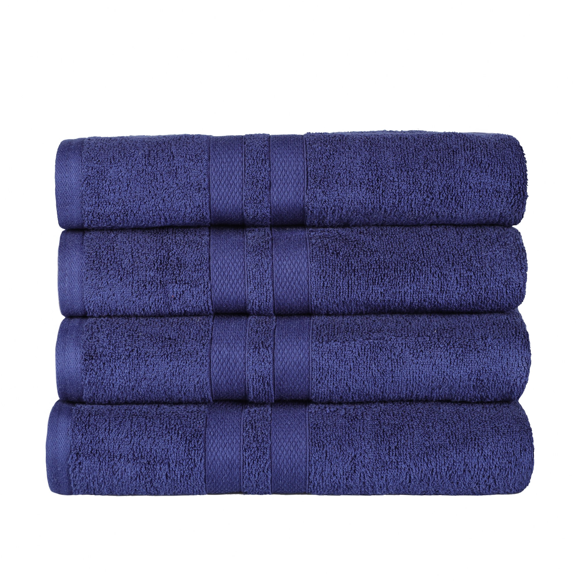 Better Homes & Gardens Signature Soft Solid 4 Piece Bath Towel Set,Blue ...