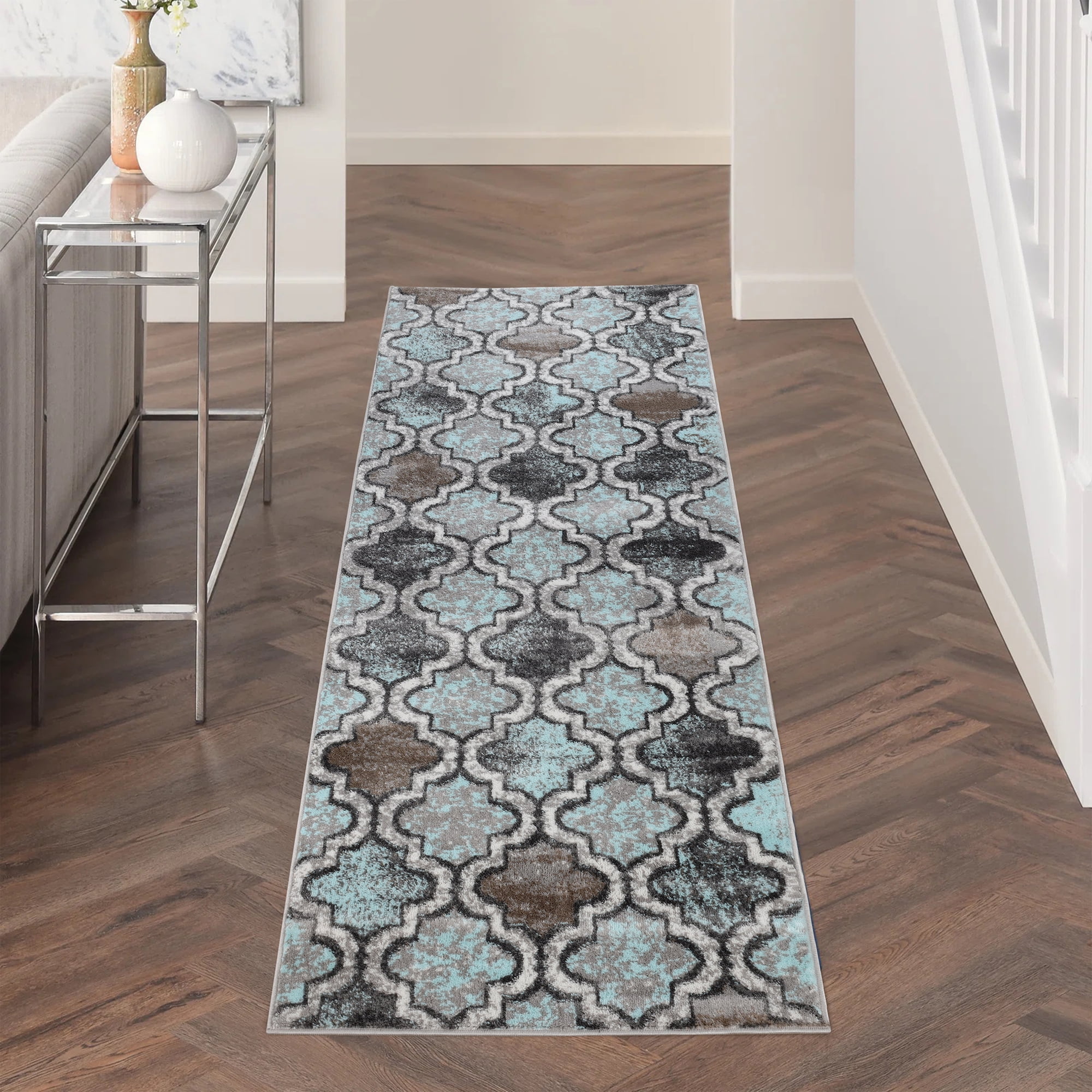 Viking Trellis Runner - 2 7 x 8 - Multi-Colored Rug - Walmart.com
