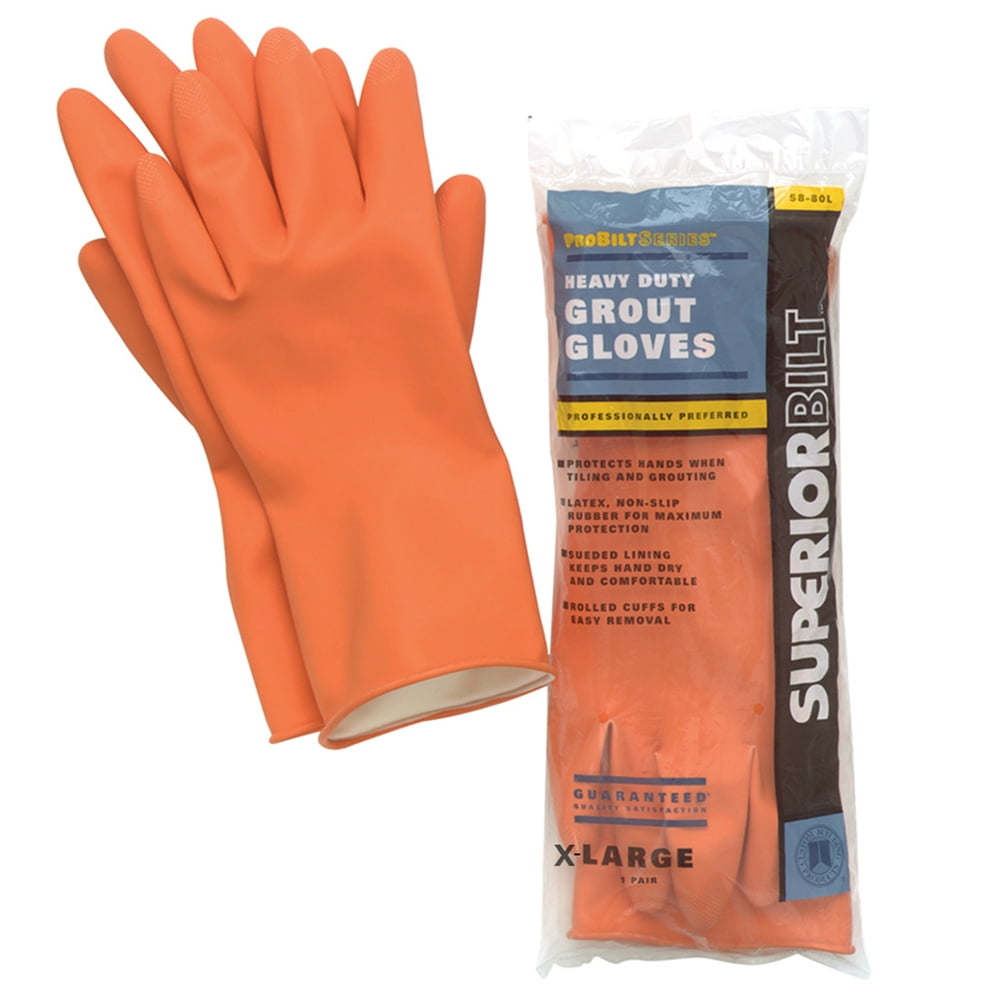 Superiorbilt ProBilt Grout Gloves (Extra Large) - Walmart.com