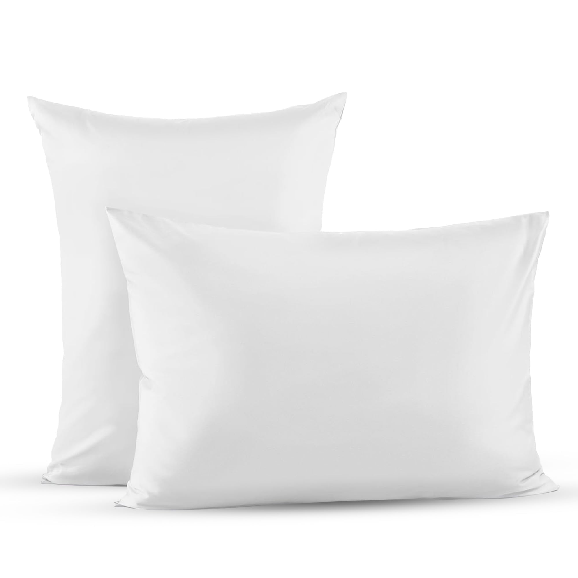 Superity Linen King Size Pillow Cases, 100% Cotton, White, Set of 2 ...