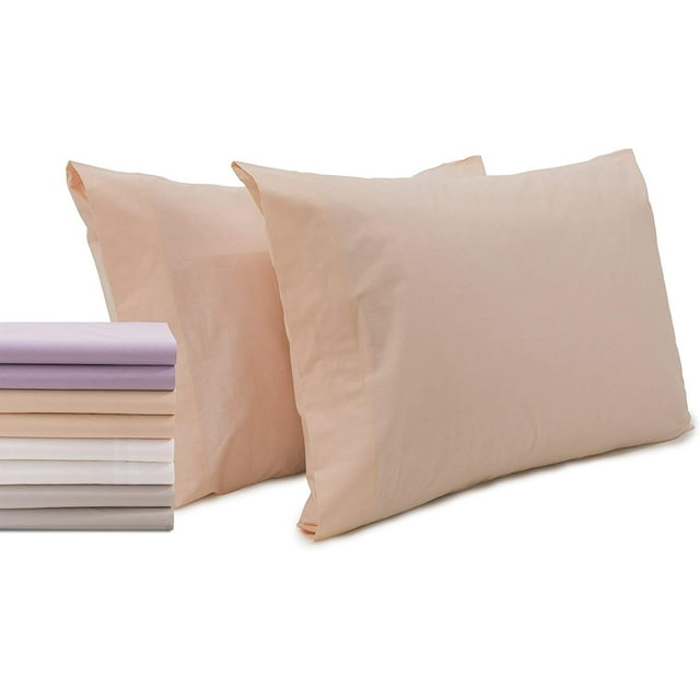 Superity Linen Pillow Cases Standard Size - Open Enclosure - 2 Pack ...