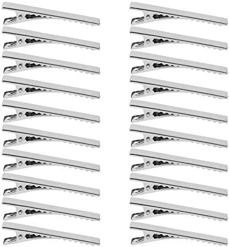 Superjiuex 20pcs/Set Metal 55mm Crocodile Alligator Teeth Clips Hair ...