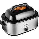 Superjoe 22 Quart Roaster Oven with Self-Basting Lid, Turkey Roaster ...