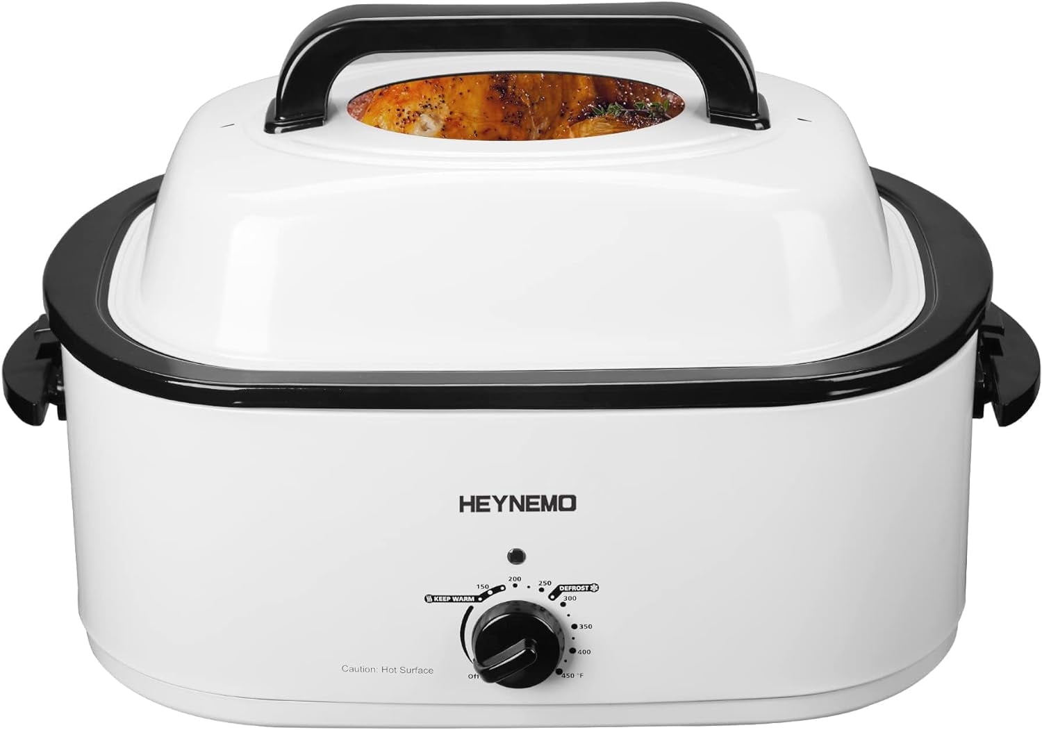 Superjoe Extra Large 26 Quart Electric Turkey Roaster Oven, Self ...