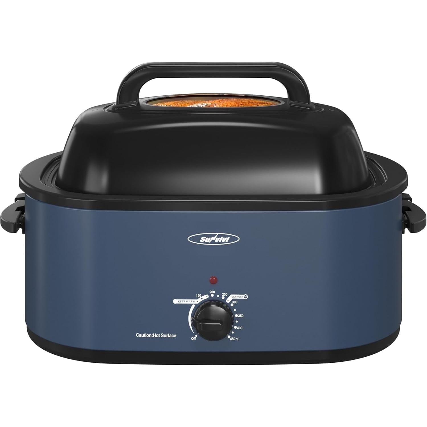 Superjoe 30lb 26-Quart Roaster Oven, Electric Roaster Oven with Viewing ...