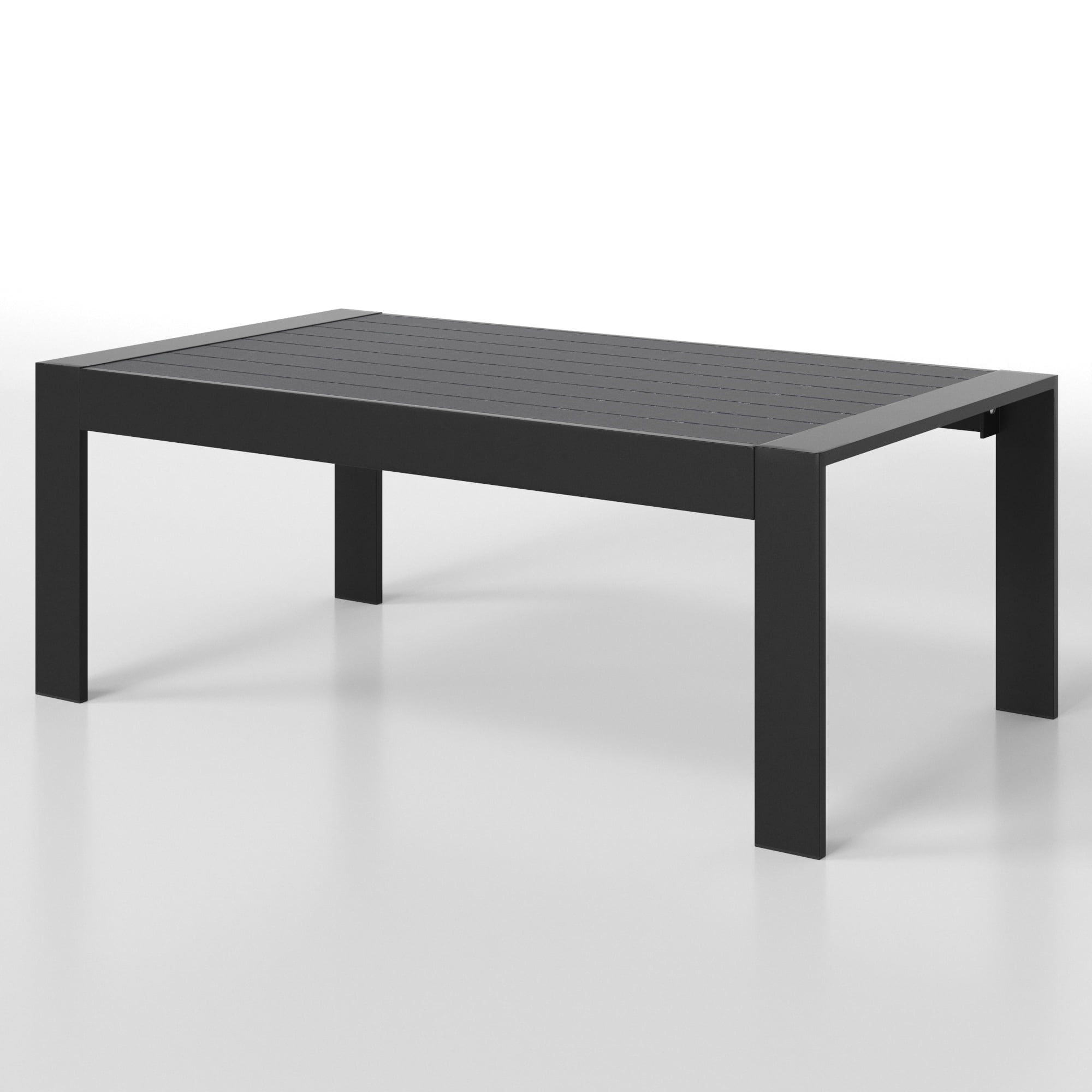Superjoe Aluminum Outdoor Patio Coffee Table, All-Weather Exterior ...