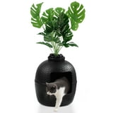 Superjoe Plant Hidden Cat Litter Box Plastic Rattan DIY Home Decor ...