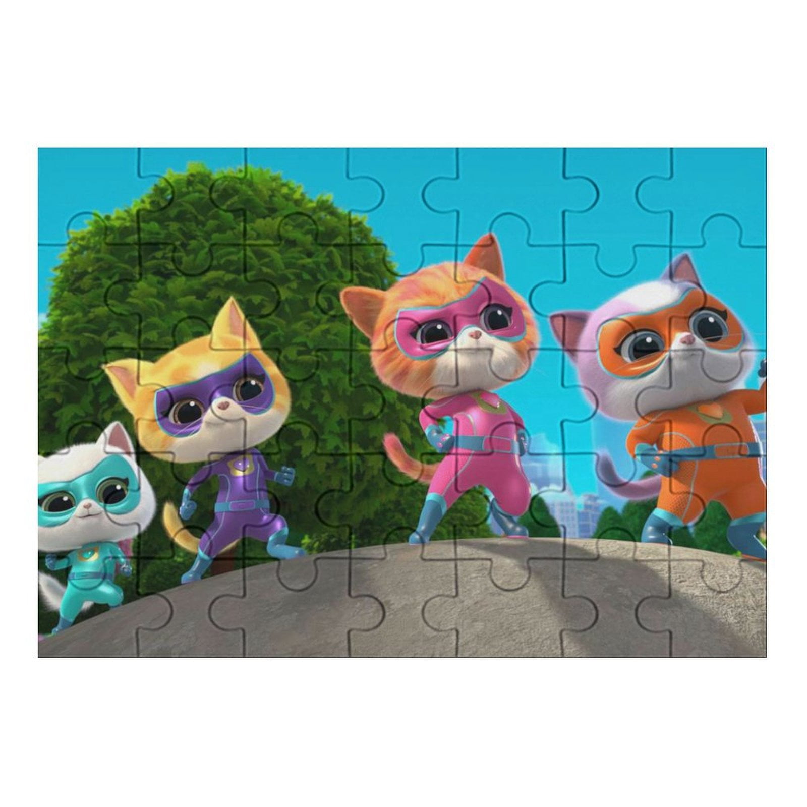 Superkitties Animals Jigsaw Puzzles Interlocking Puzzles Home Decor ...