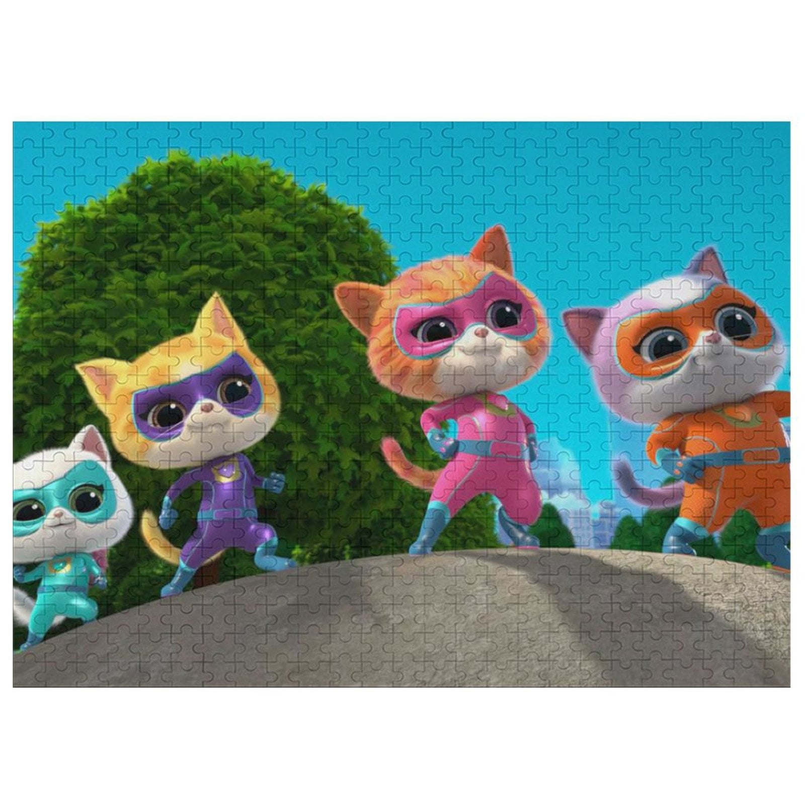 Superkitties Animals Jigsaw Puzzles Interlocking Puzzles Home Decor ...