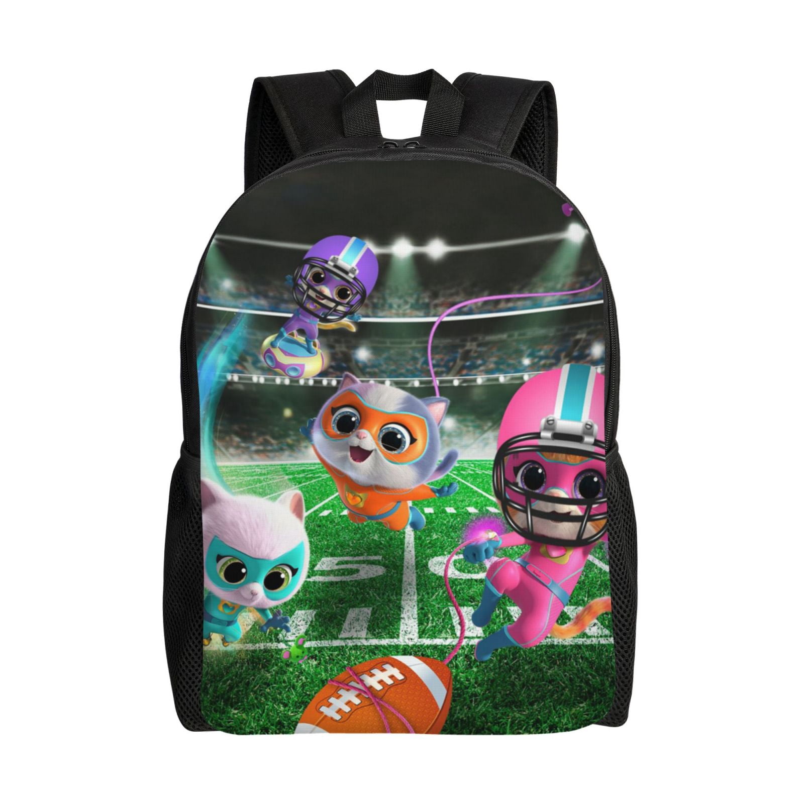 Superkitties Cartoon Unisex Backpack Laptop Daypack Adjustable ...
