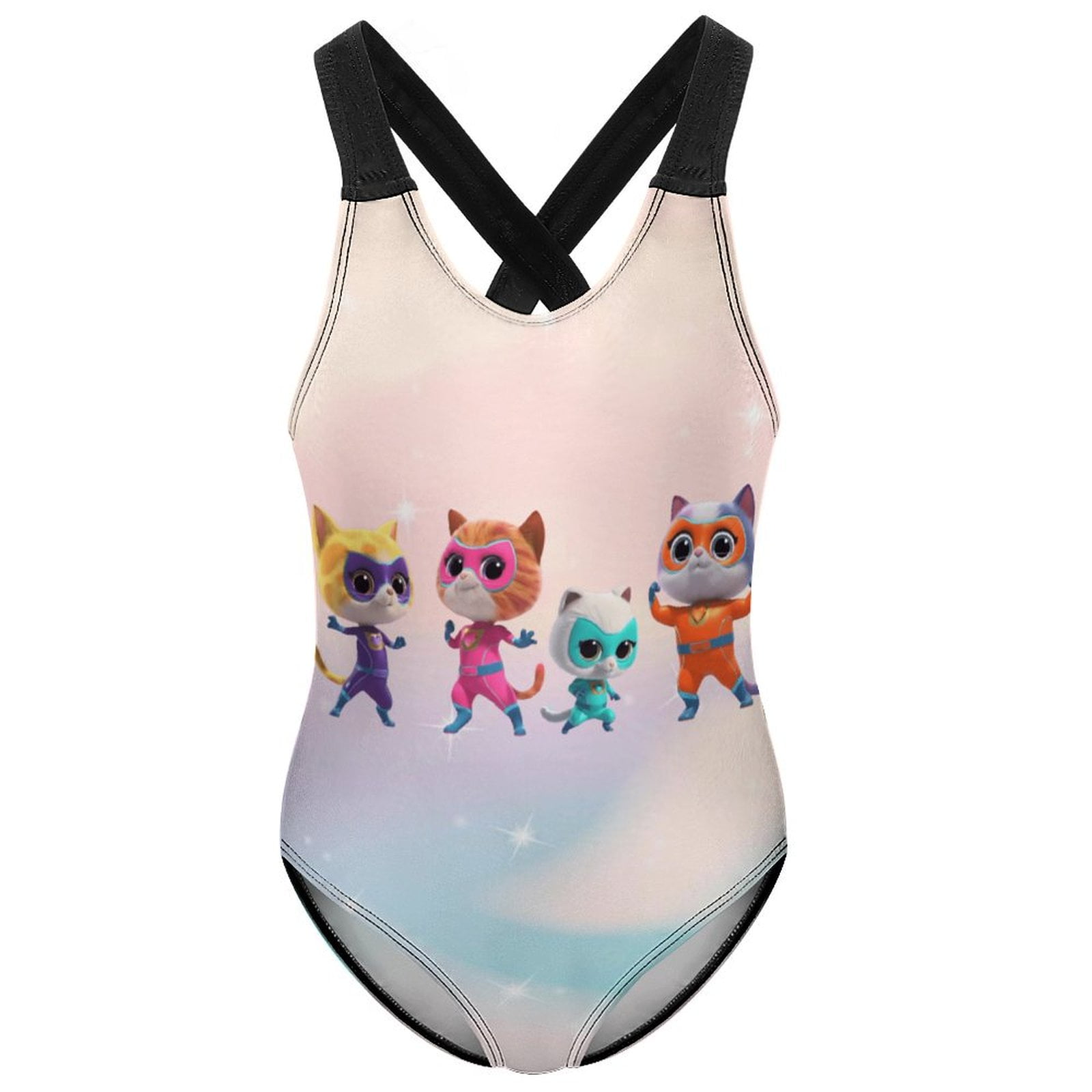 Superkitties Children's One-piece Swimsuit Summer Girl's Swimming Pool ...