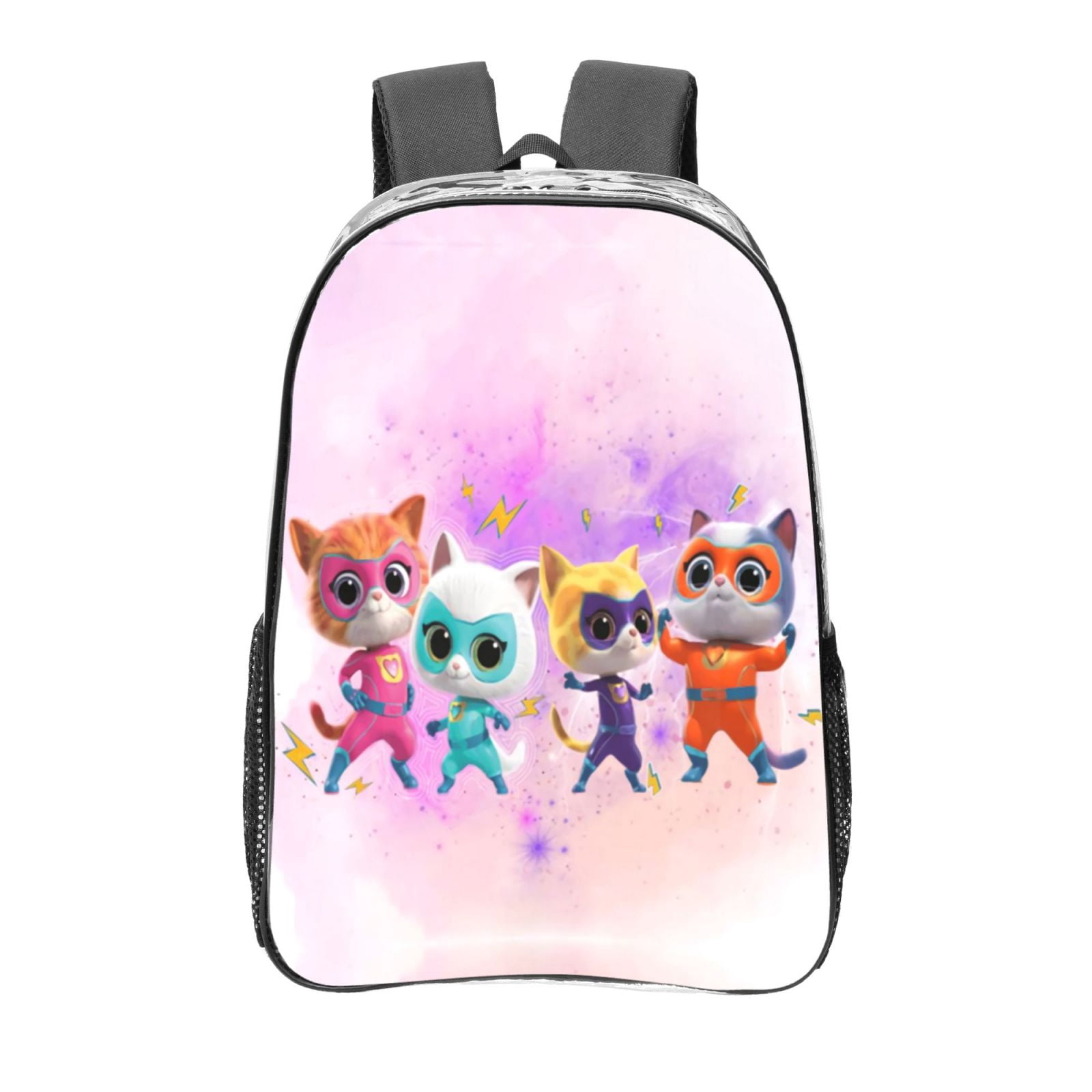 Superkitties Clear Backpack 16 Inch Large Capacity PVC Transparent ...
