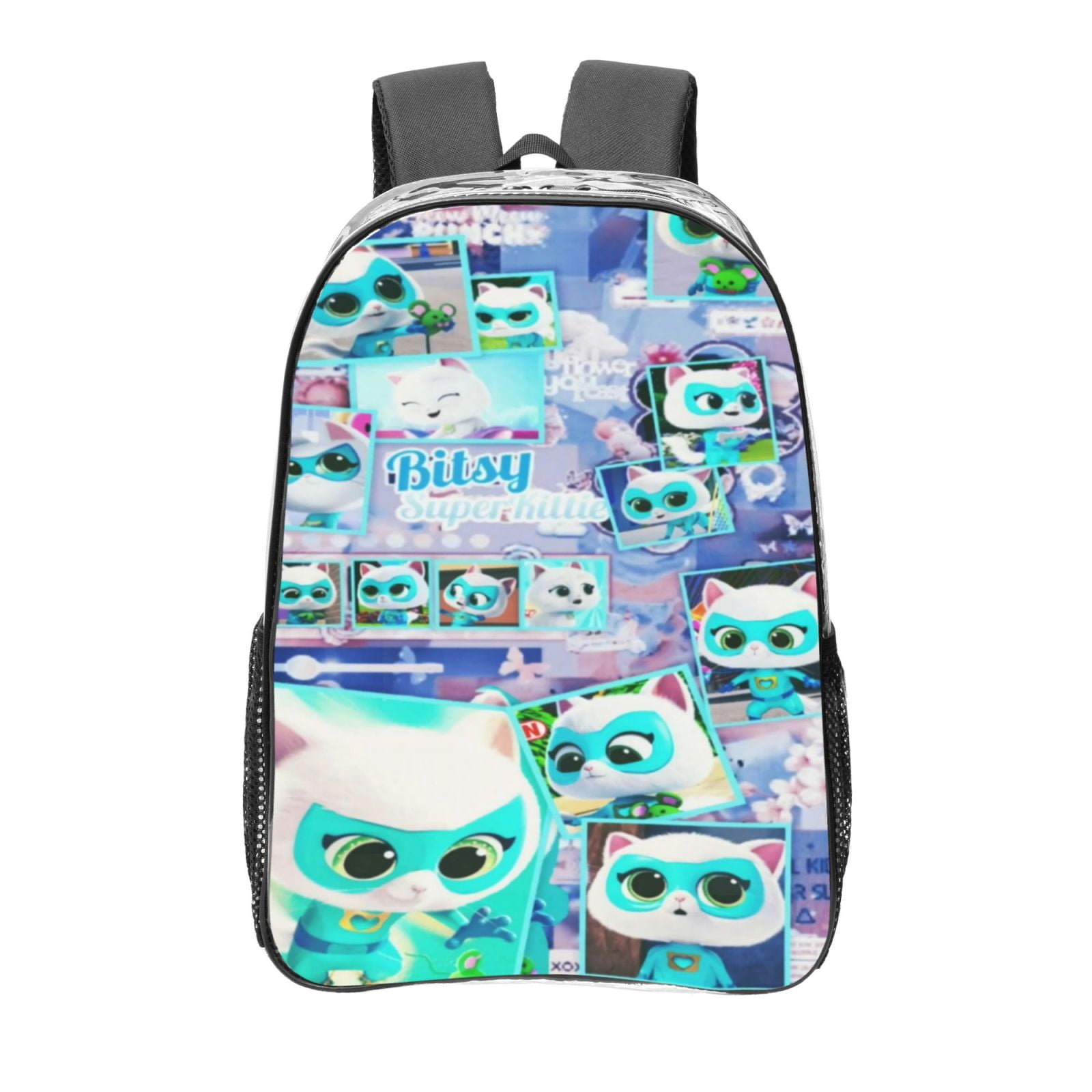 Superkitties Clear Backpack 16 Inch Large Capacity PVC Transparent ...