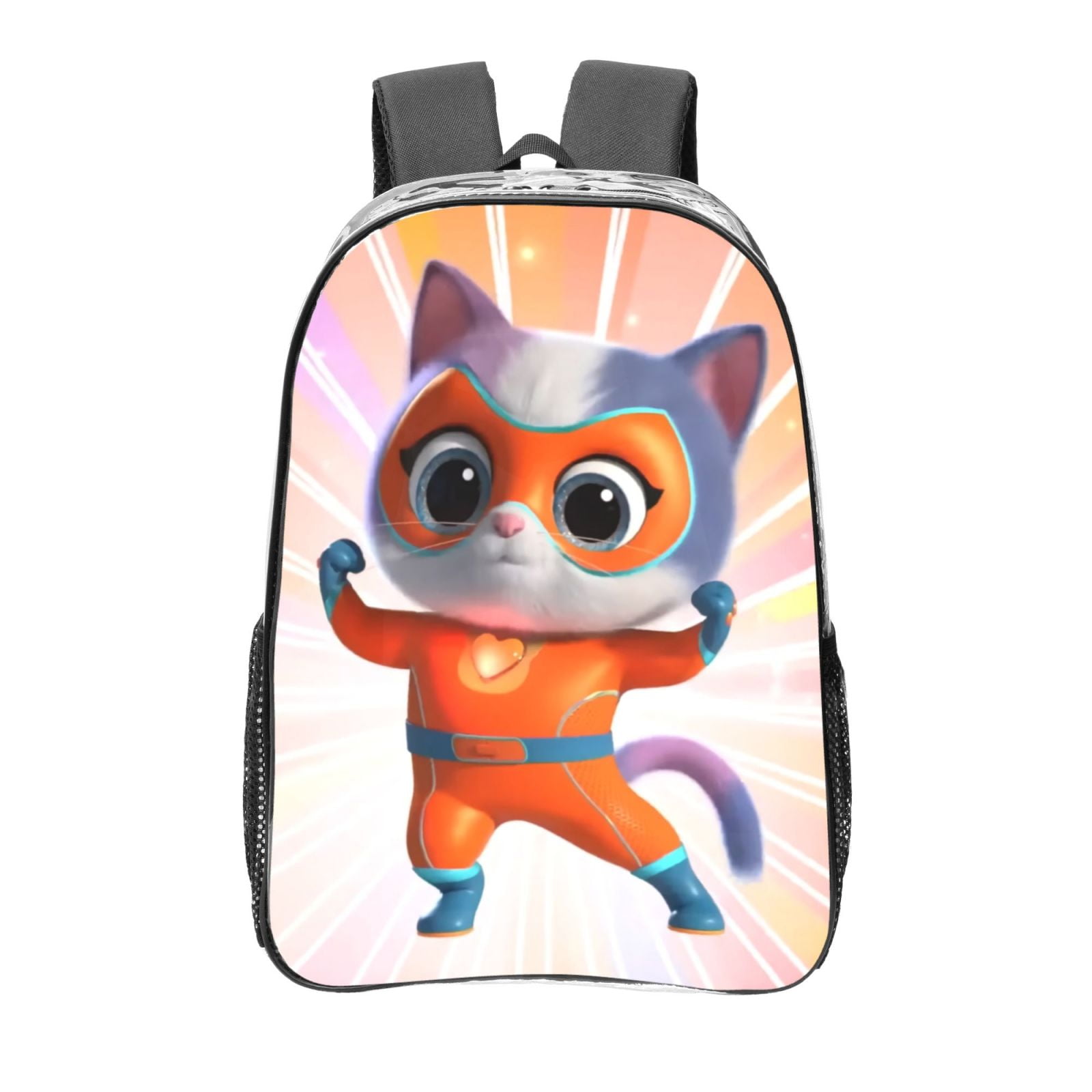 Superkitties Clear Backpack 16 Inch Large Capacity PVC Transparent ...