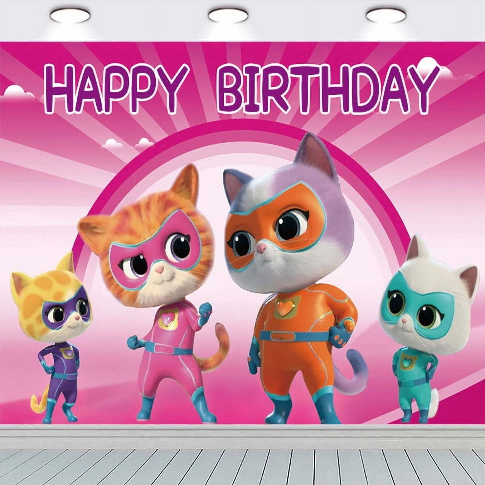 Superkitties Super Kitties Background Taspestry Post Banner Backdrop ...