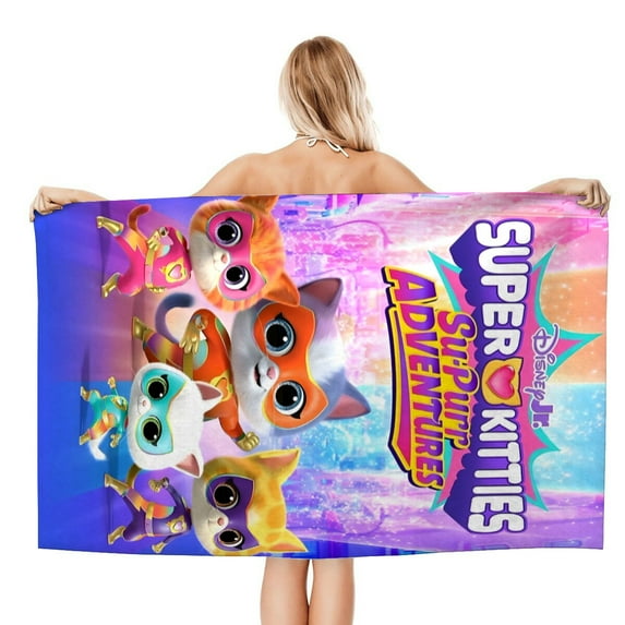 Superkitties Super Kitties Beach Quick Drying Towel, super light, fast ...